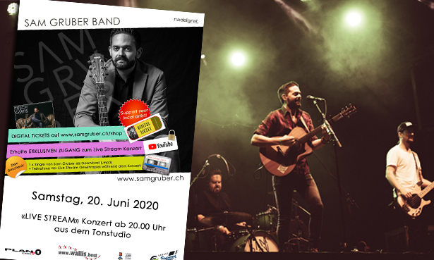 Sam Gruber & Band: Live Stream Konzert | Artistpool - Künstleragentur ...